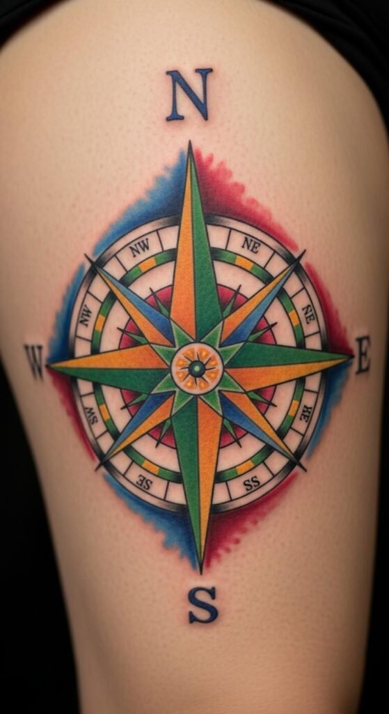 27 Stunning Compass Rose Tattoo Ideas to Inspire Your Next Ink ...